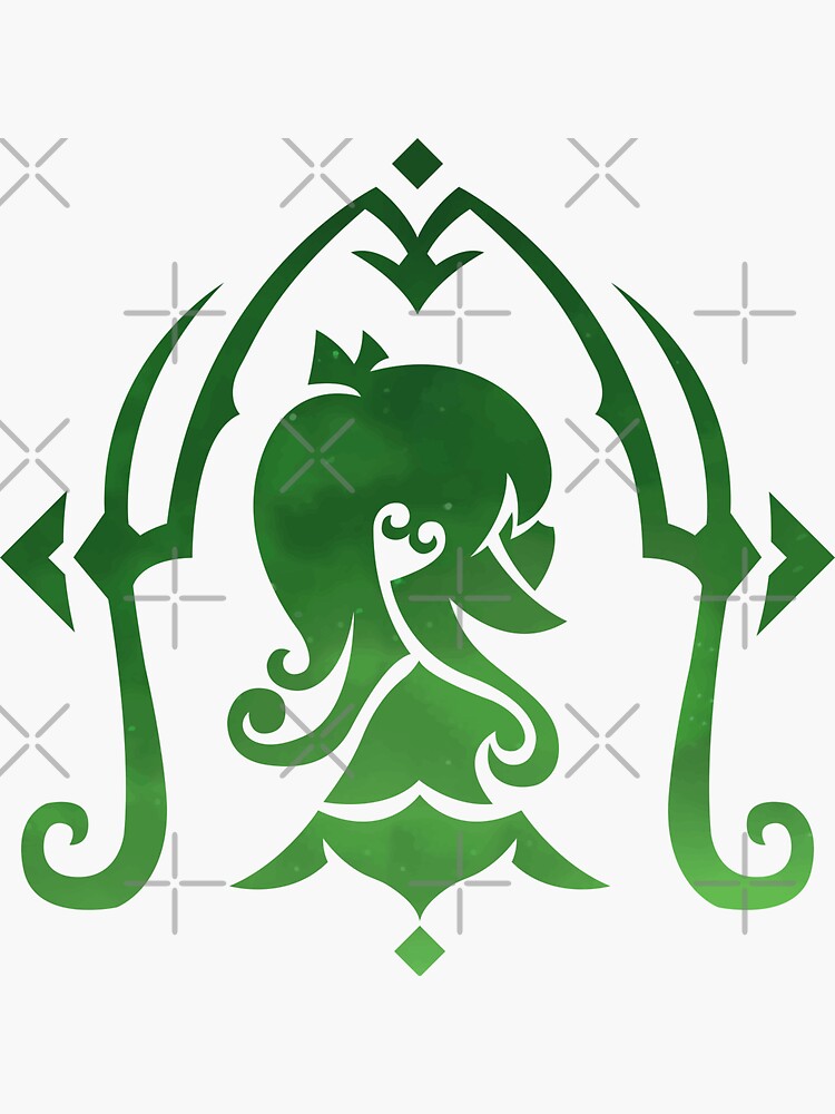 "Genshin Impact Nahida Emblem - Constellation" Sticker for Sale by ...