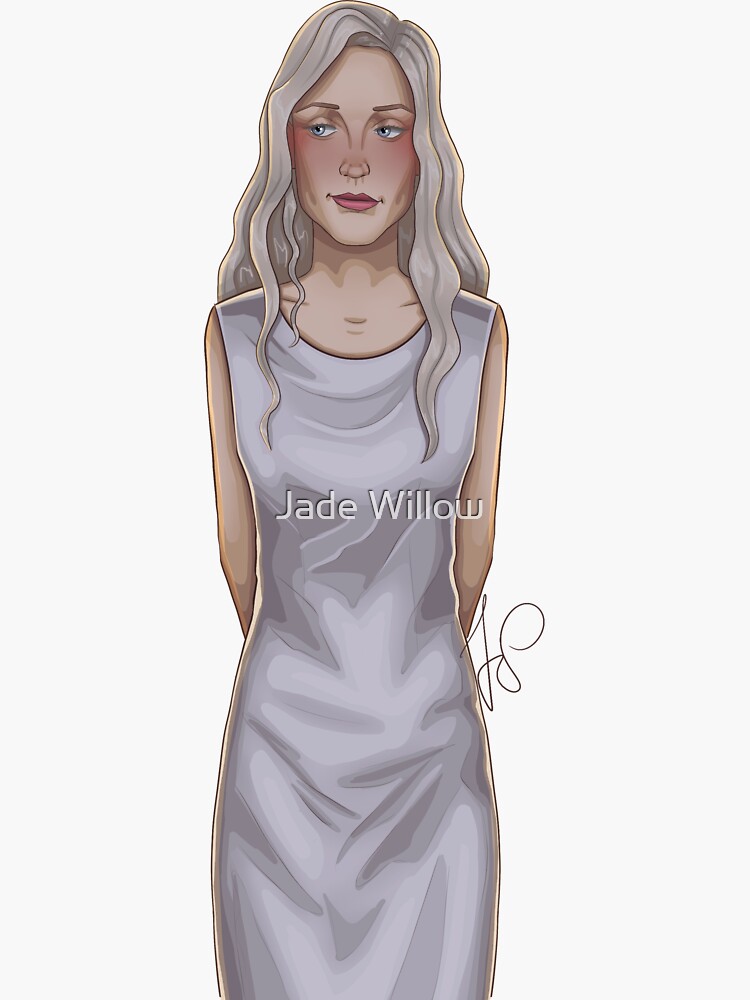 "Young Larissa Weems" Sticker by Jade Willow | Redbubble
