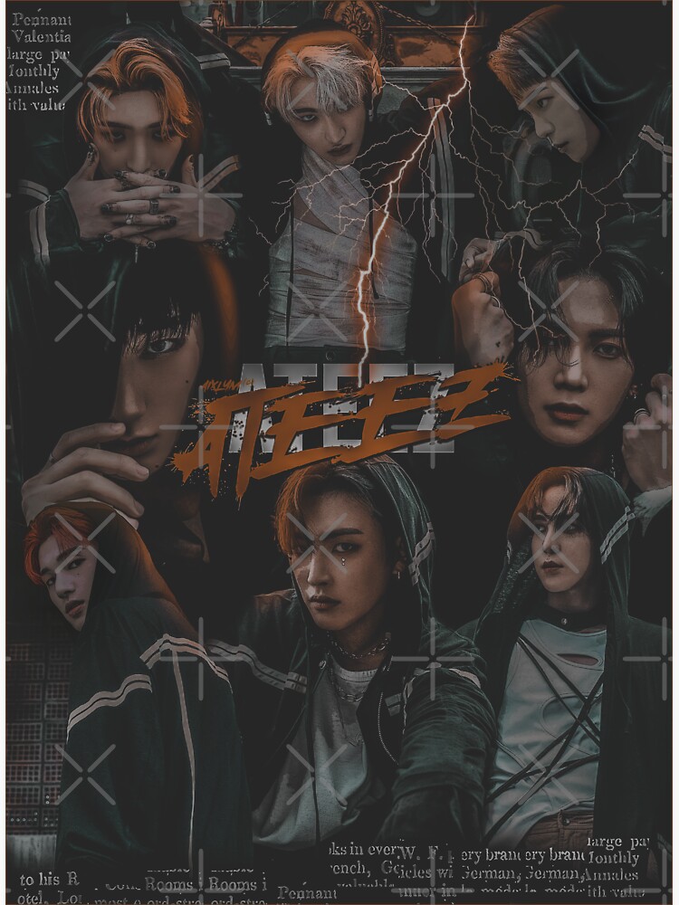 "ATEEZ HALAZIA" Sticker for Sale by Chaeyoung21 | Redbubble
