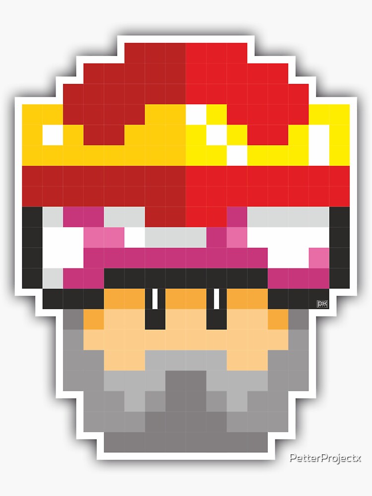 "KINOPIO 3 Wise Men | melchior | pixel art" Sticker for Sale by ...