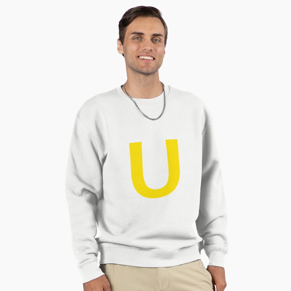 "Yellow color Letter U" Sticker for Sale by WECreations | Redbubble