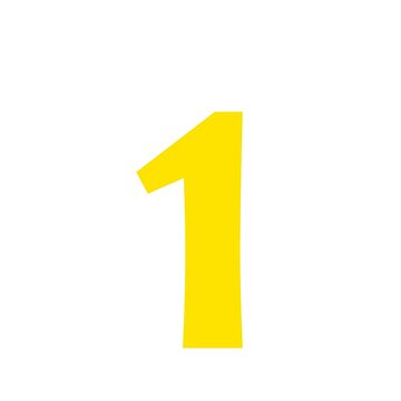 "Yellow color Number 1 | Yellow color Number One" Poster for Sale by ...
