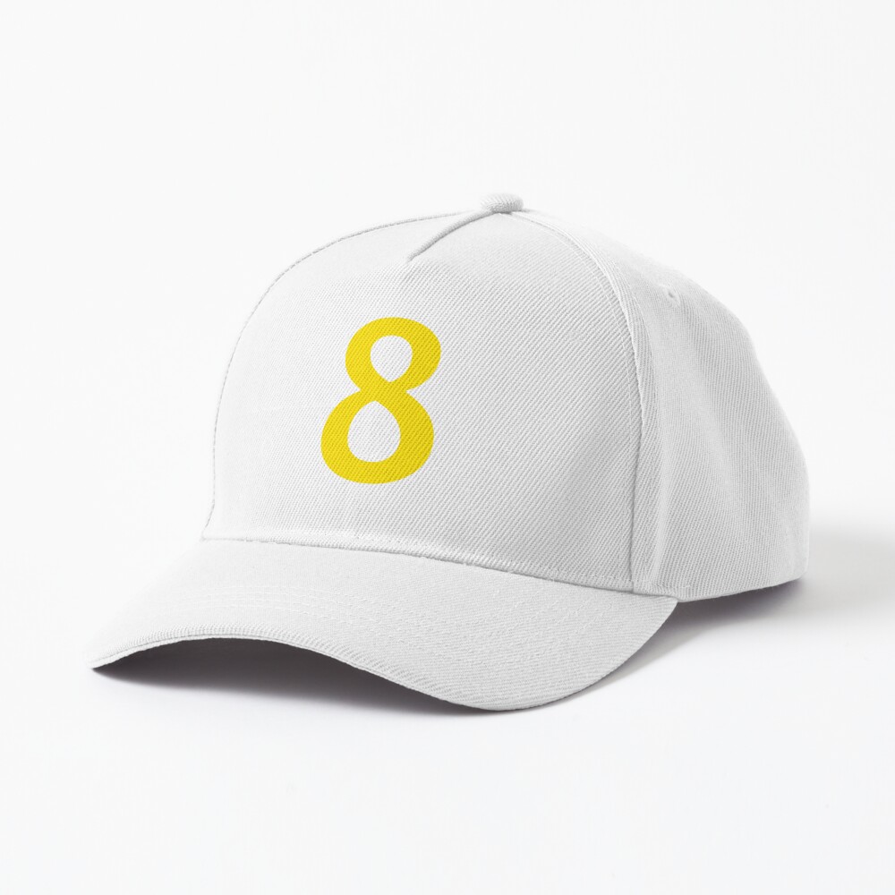 "Yellow color Number 8 | Yellow color Number Eight" Sticker for Sale by ...
