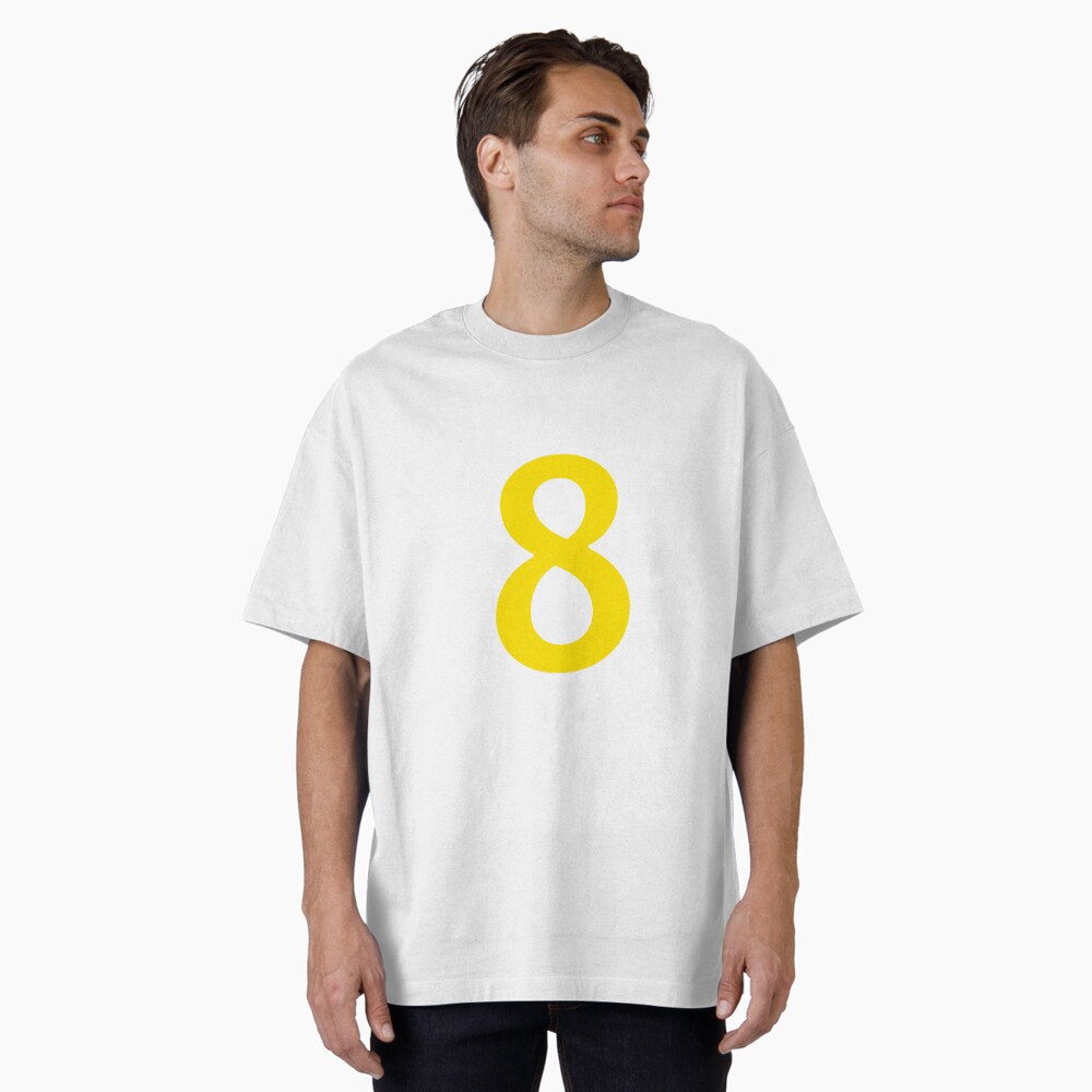 "Yellow color Number 8 | Yellow color Number Eight" Sticker for Sale by ...