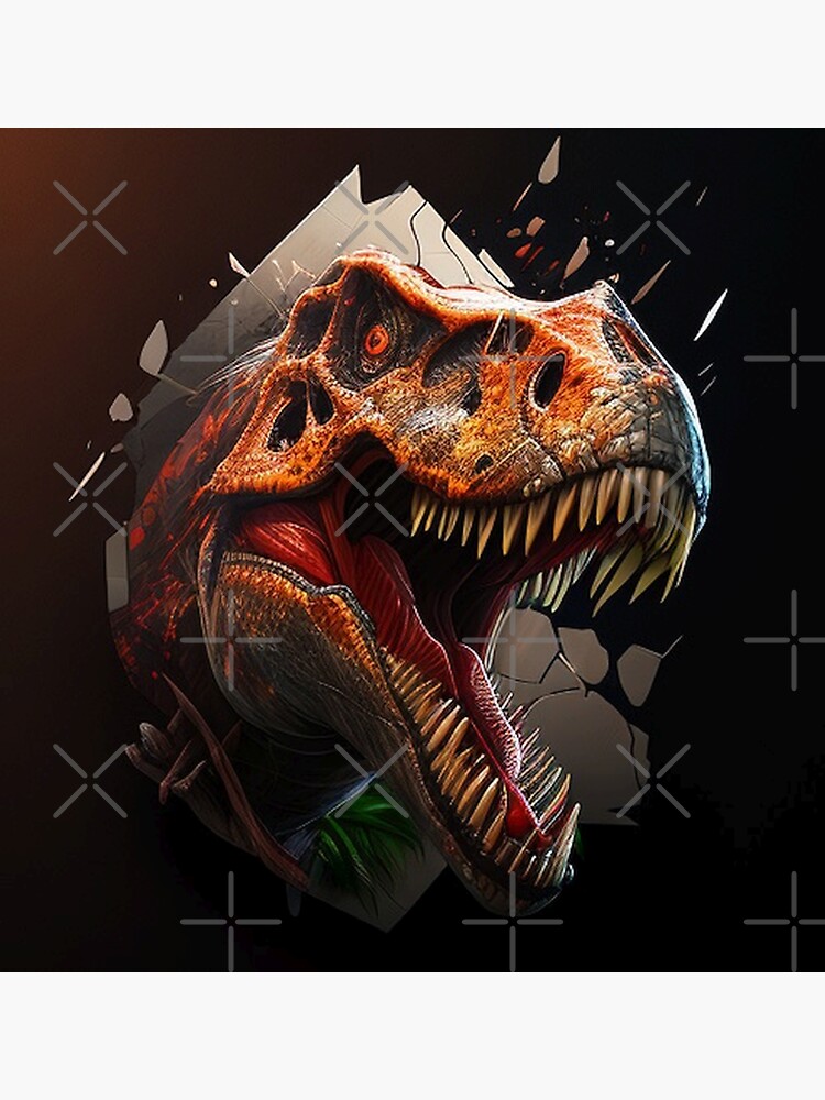 "How Ridiculous Rexy tyrannosaurus Merch prehistoric dinosaur" Sticker ...