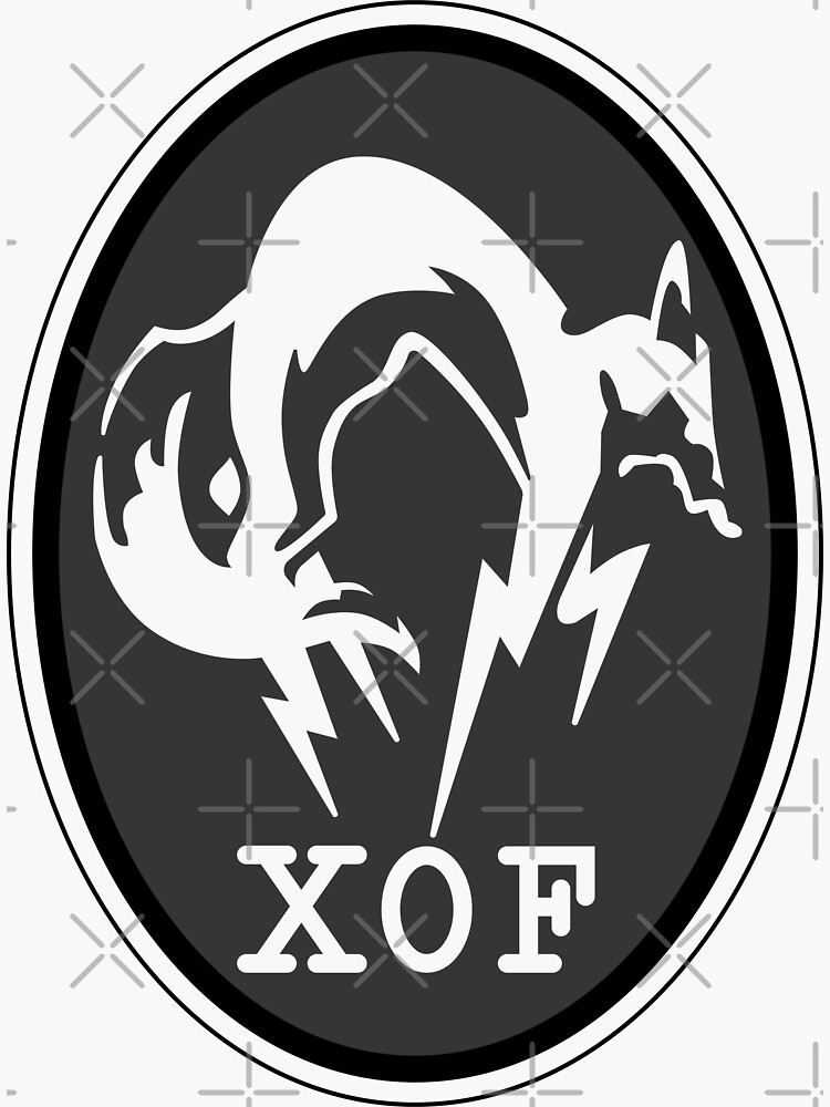 "MGS 5 - Metal Gear Solid - XOF Unit Emblem - Positive" Sticker for ...