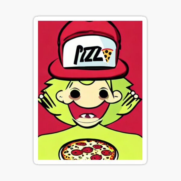 "Jerry's Pizza" Sticker for Sale by KraftCratyArts | Redbubble