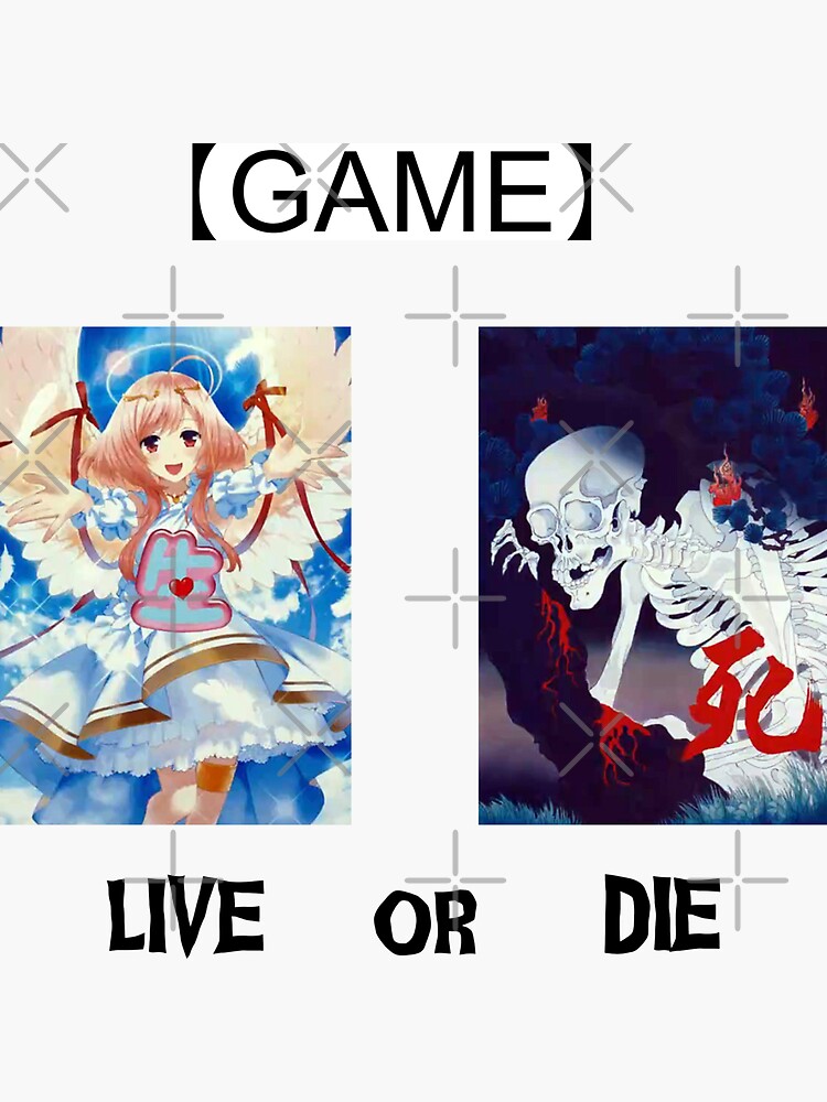 "First Game "Live or Die" - Alice in Borderland" Sticker for Sale by ...
