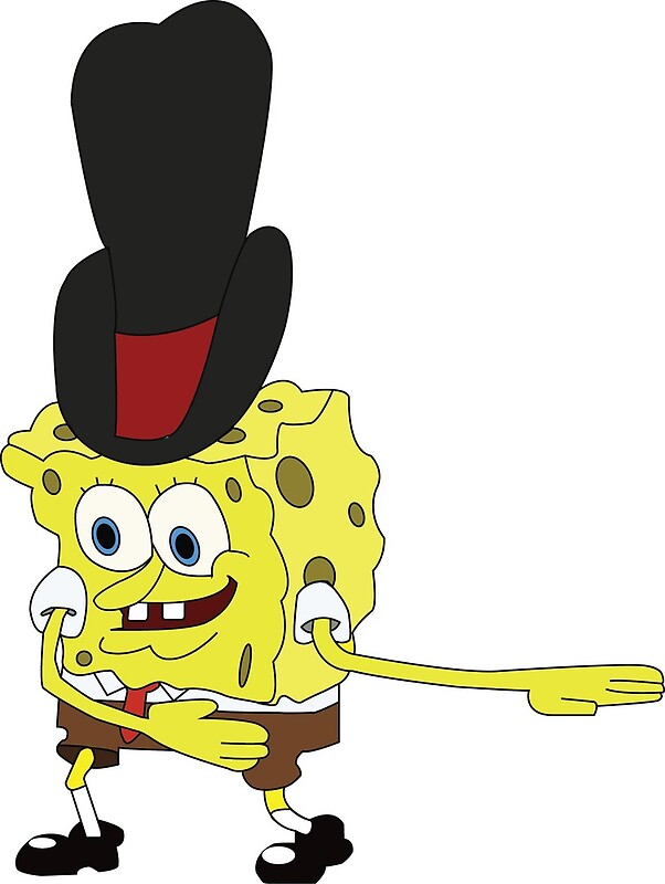 "Spongebob - Cowboy Dance Meme" by alexamaya | Redbubble