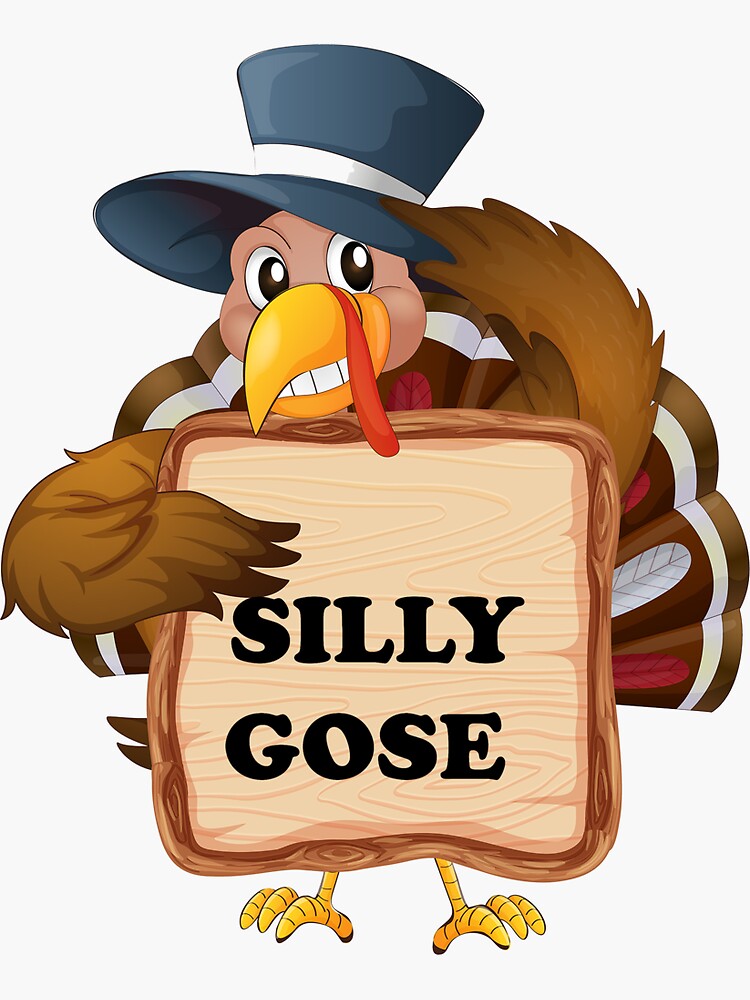 "silly goose on board sticker" Sticker for Sale by othman-am | Redbubble