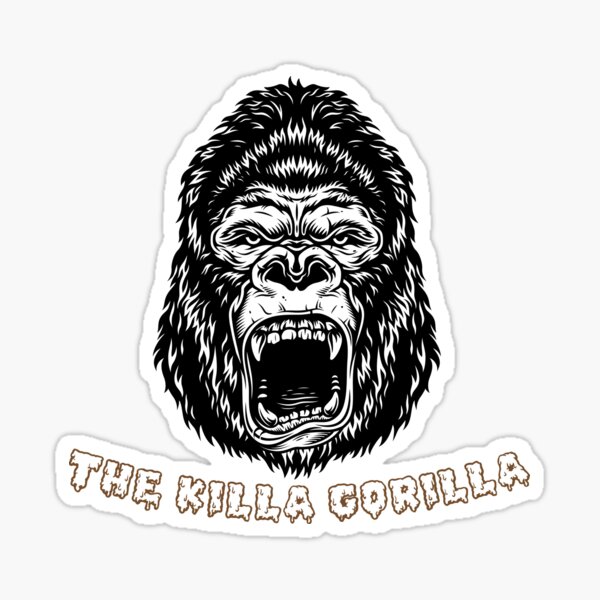 "Jared Cannonier "The Killa Gorilla"" Sticker for Sale by NNWCreations ...