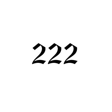 "Angel number 222" Sticker by Amidala-designs | Redbubble