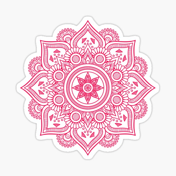 "mandala art , mandala design " Sticker for Sale by 1art1world | Redbubble