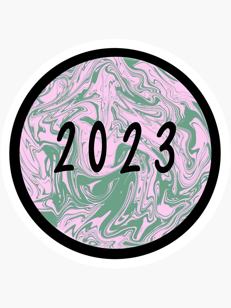"2023 journal sticker" Sticker for Sale by APocca | Redbubble