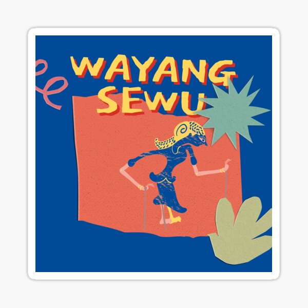 "WAYANG SEWU" Sticker for Sale by NorthernMan10 | Redbubble