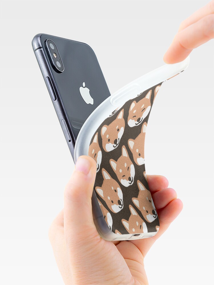 "Cute Shiba Inu Face(s)" iPhone Case for Sale by ShortCoffee | Redbubble