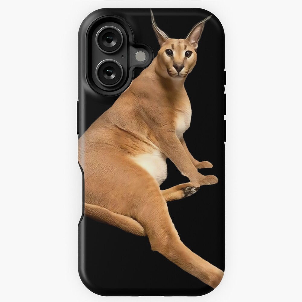 "Big Floppa - Caracal meme cat / fat floppa / cursed floppa" Sticker ...