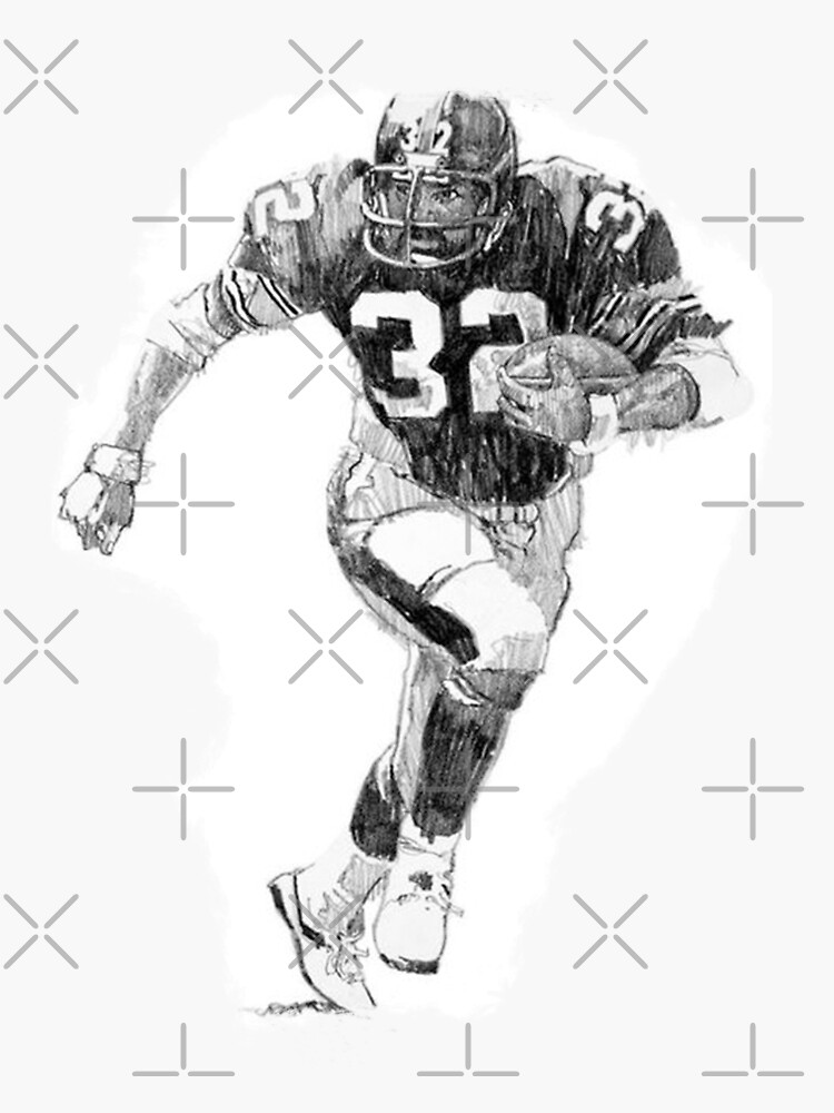 "american football player franco harris" Sticker for Sale by ADILMD ...