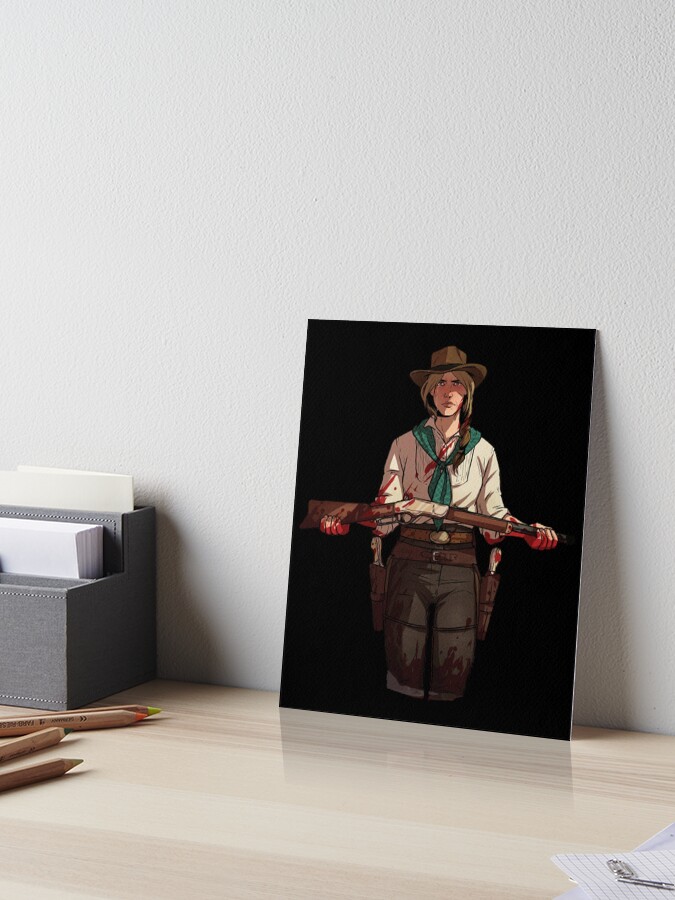 "Sadie RDR2" Art Board Print for Sale by vonadive | Redbubble