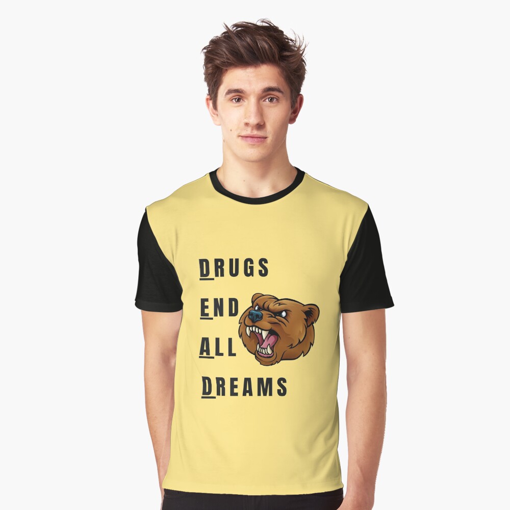 "Cocaine Bear Inspired DEAD Drugs End All Dreams Prevent Drug Abuse and ...
