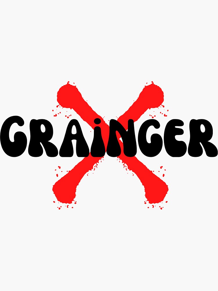 "Grainger logo 2" Sticker for Sale by dariussshop | Redbubble