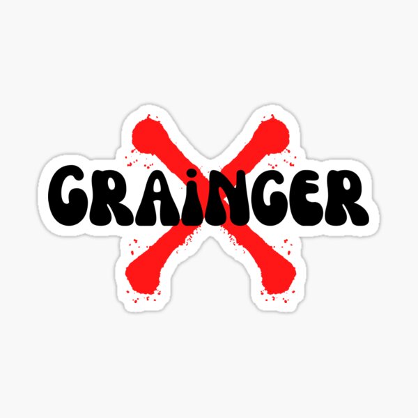 "Grainger logo 2" Sticker for Sale by dariussshop | Redbubble