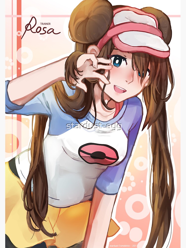 "Trainer Rosa" Sticker by stardust-egg | Redbubble