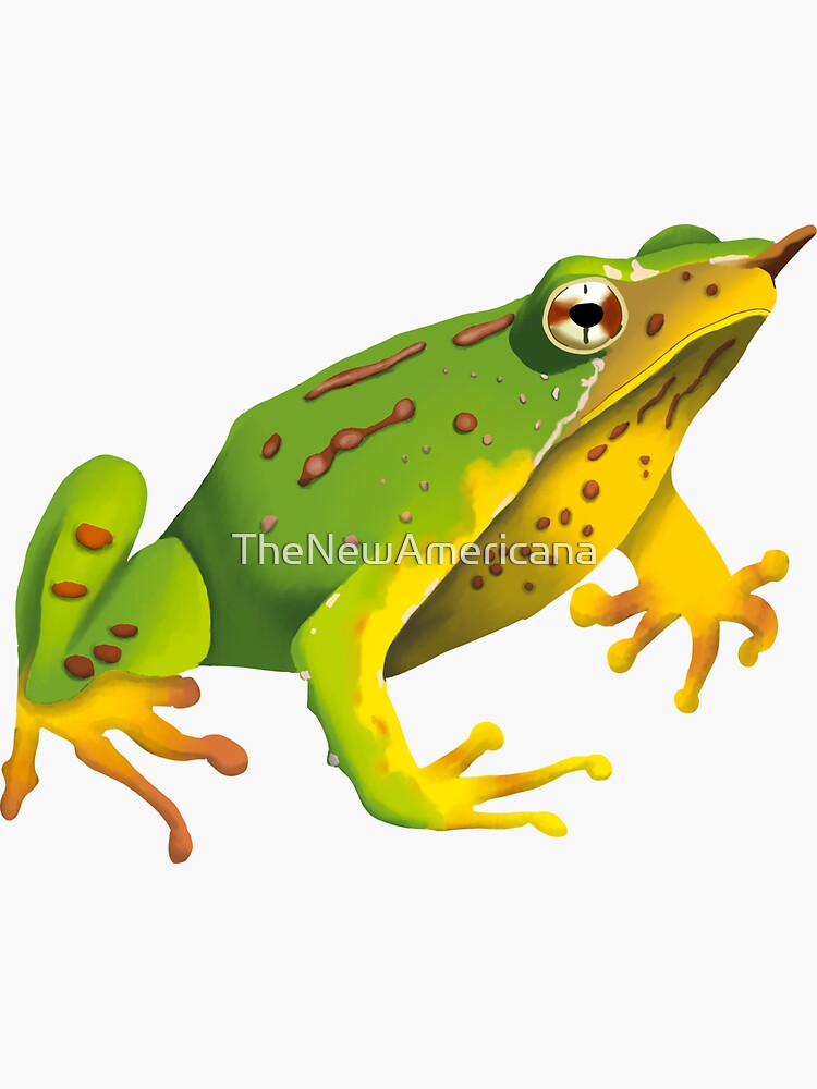 "Darwin Frog (Ranita de Darwin)" Sticker for Sale by TheNewAmericana ...