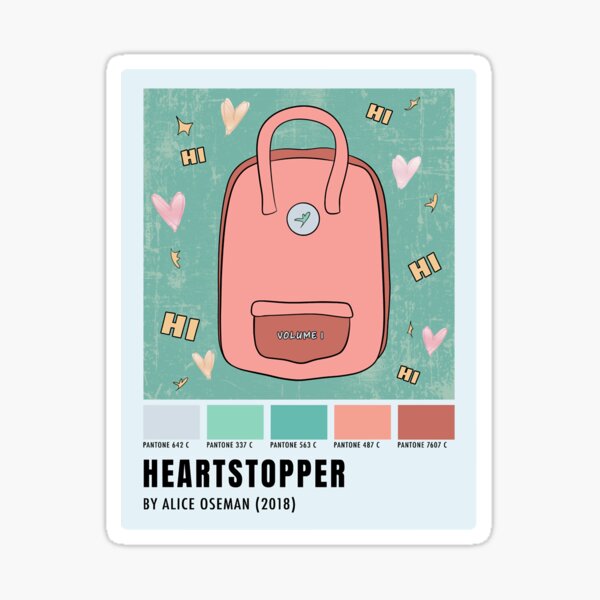 "Heartstopper logo pink bag - poster osemanverse heartstopper gang ...