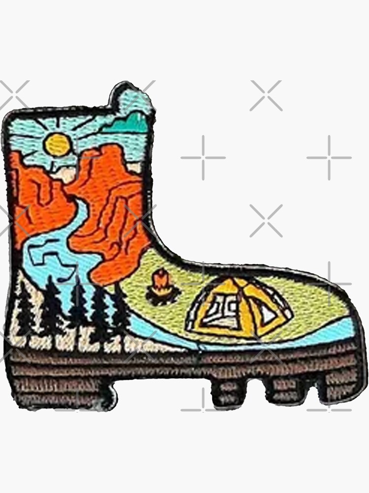 "Nature Boot Sticker" Sticker for Sale by designolo | Redbubble