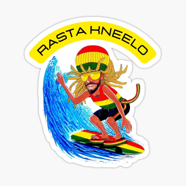 " rasta kneelo" Sticker for Sale by souha18 | Redbubble