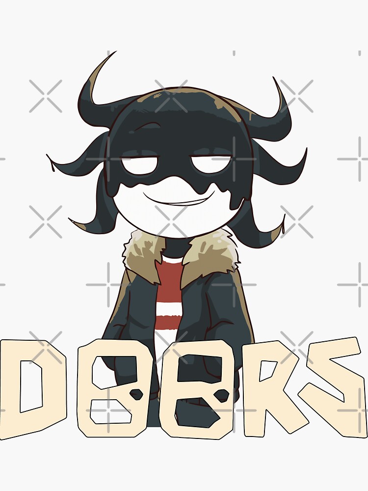 "DOORS - Screech Sans hide and Seek horror" Sticker for Sale by ...