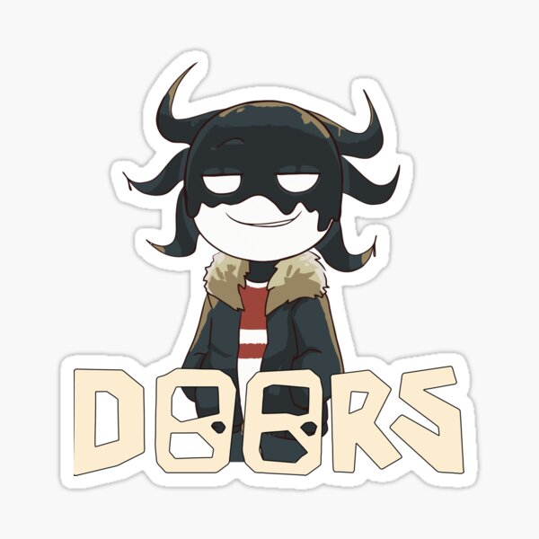 "DOORS - Screech Sans hide and Seek horror" Sticker for Sale by ...