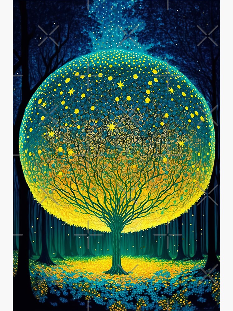 "Tree of Dream" Sticker for Sale by AnimalVillains | Redbubble