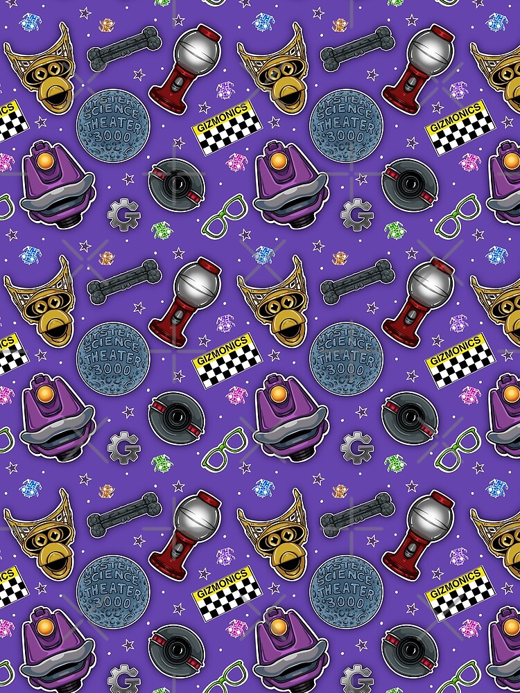"MST3K Pattern" Graphic T-Shirt for Sale by Maggie-Rose | Redbubble