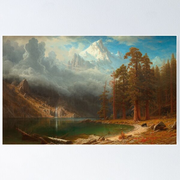"Mount Corcoran by Albert Bierstadt, 1887" Poster for Sale by fineearth ...