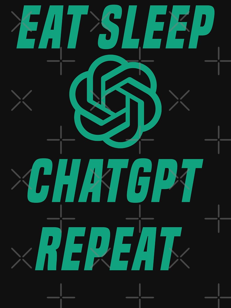 Sweat à capuche épais « Eat Sleep Chat Gpt Repeat - Chat Gpt - Chatgpt ...