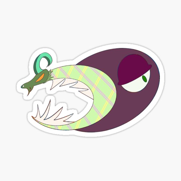 "False Dragon Creature" Sticker for Sale by Expired-Altoids | Redbubble
