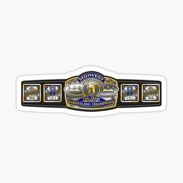 "AMW Midwest Tag Team Championship" Sticker for Sale by HuntersForge ...