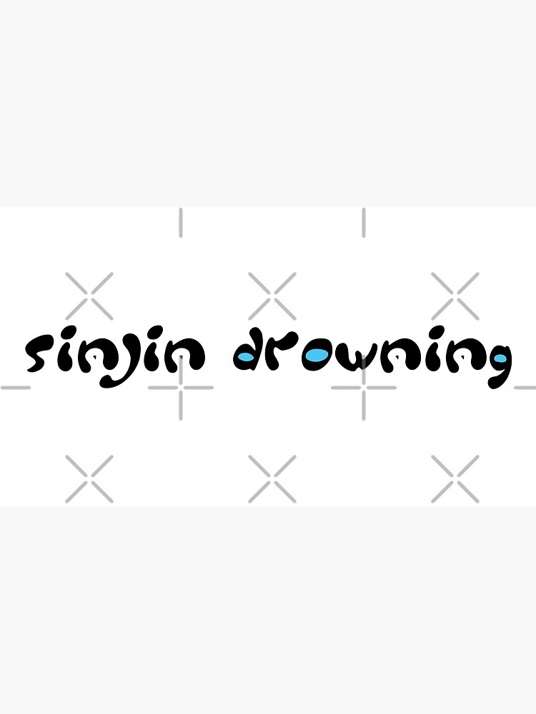 "Sinjin Drowning Merch Sinjin Drowning Logo" Cap for Sale by BenRyme ...