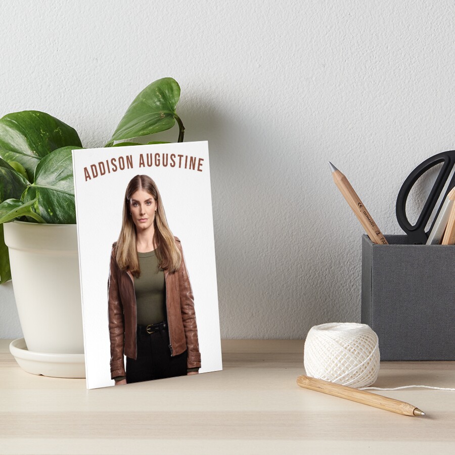 "Quantum Leap 2022 Tv Show Addison Augustine Poster" Art Board Print ...