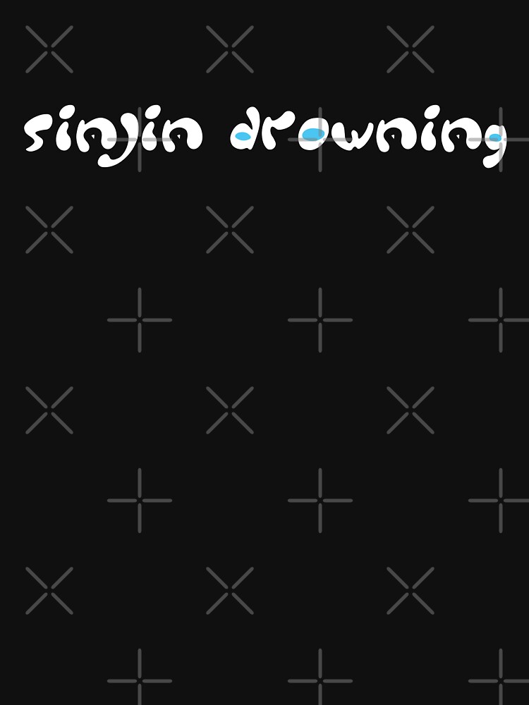 "Sinjin Drowning Merch Sinjin Drowning Logo" Lightweight Sweatshirt for ...
