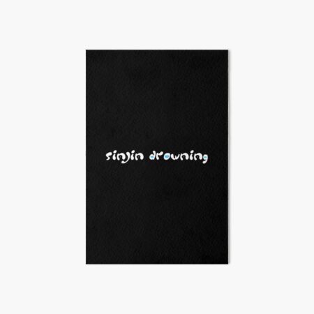 "Sinjin Drowning Merch Sinjin Drowning Logo" Art Board Print for Sale ...