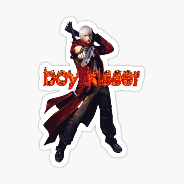 "dante boy kisser" Sticker for Sale by unsolved-wander | Redbubble