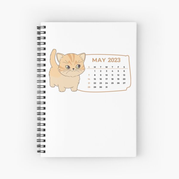 "Cute Cats Calendar 2023, May 2023 Calendar For Cat Lovers, Monthly ...
