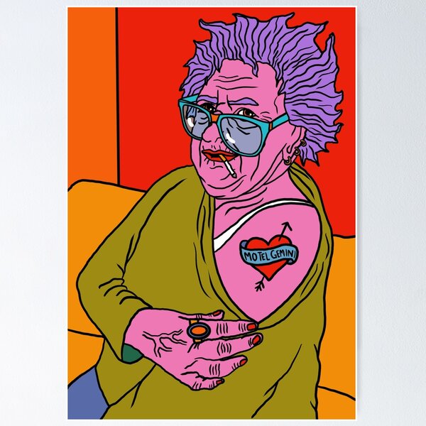 "MeeMaw" Poster for Sale by motelgemini | Redbubble