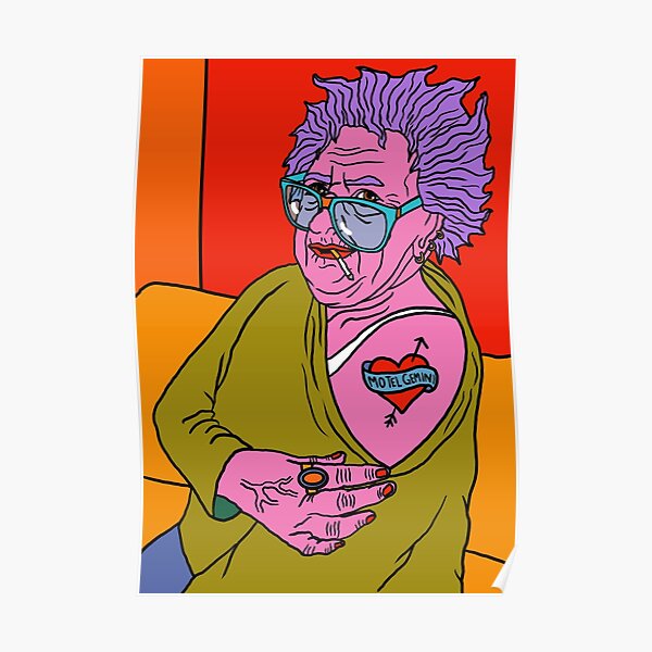 "MeeMaw" Poster for Sale by motelgemini | Redbubble