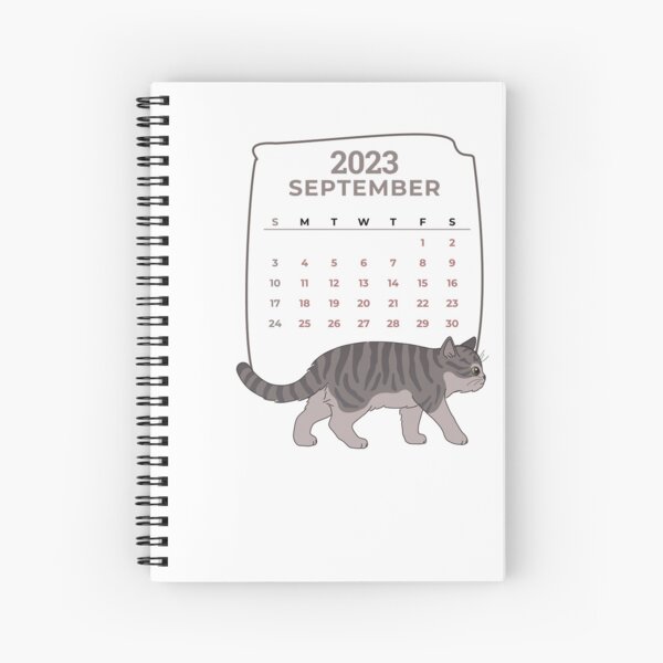 "Cute Cats Calendar 2023, September 2023 Calendar For Cat Lovers ...