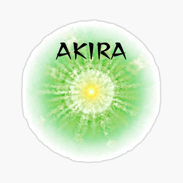 "Akira Green Japanese Cyberpunk City Explosion" Sticker for Sale by ...