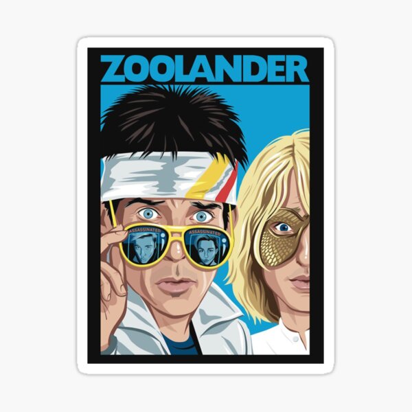 "Zoolander" Sticker for Sale by tomatentoast | Redbubble